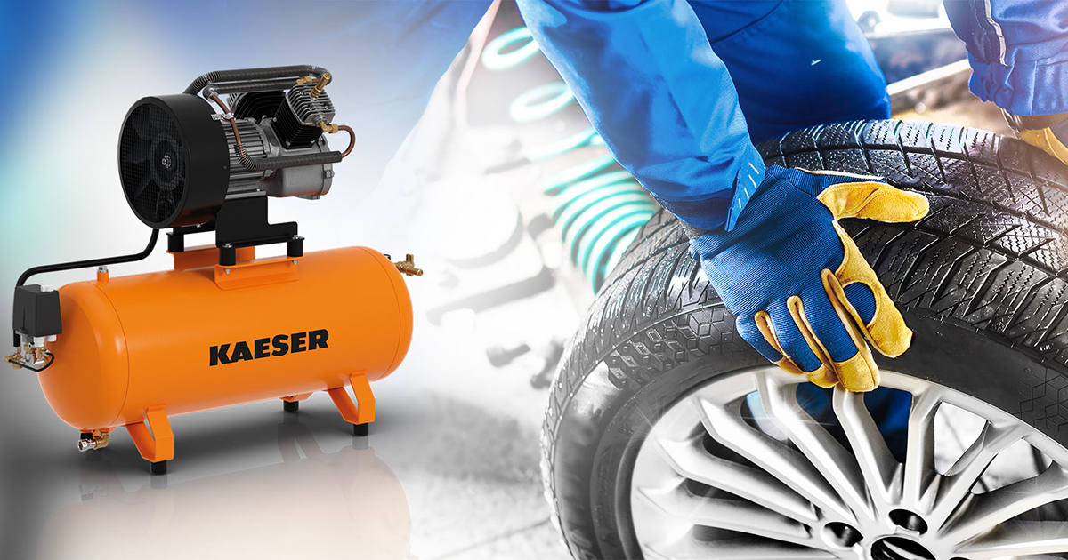 Compressors in action in the automotive workshop | KAESER KOMPRESSOREN